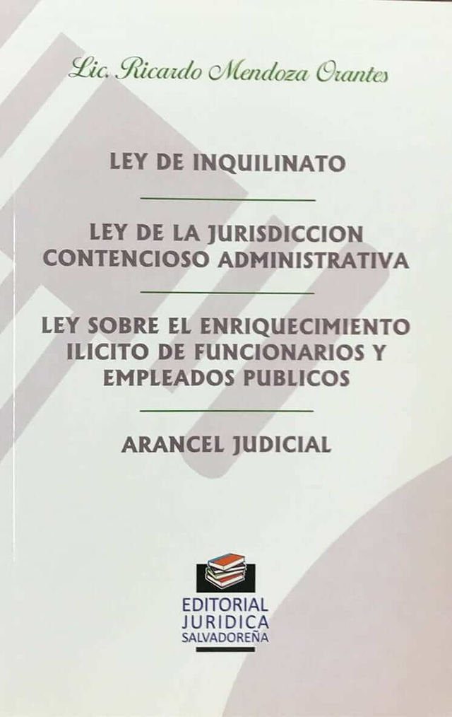LEY DE INQUILINATO-LEY DE LA JURISDICCION CONTENCIOSO ADMINISTRATIVA ...